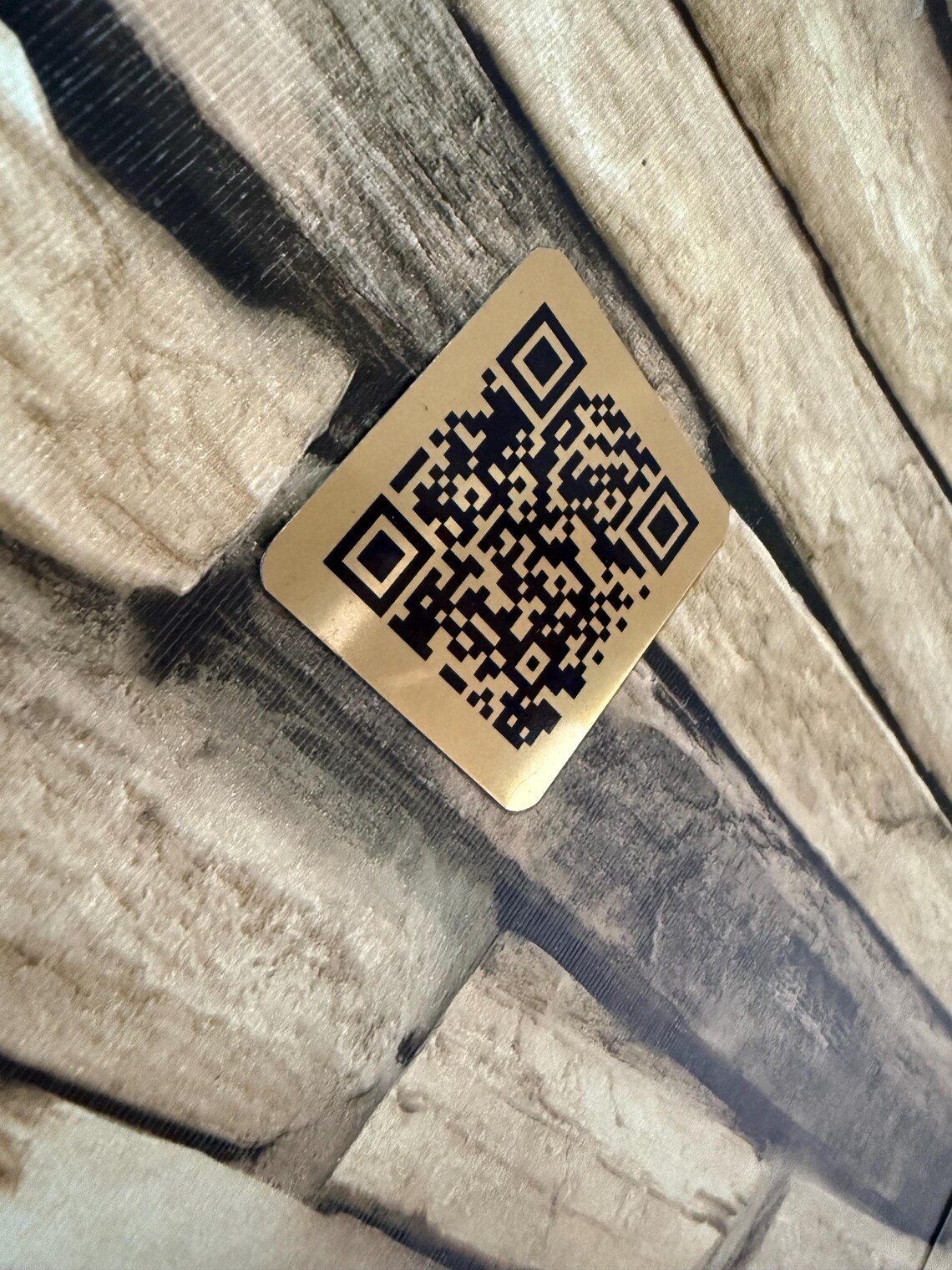 Customizable Aluminum QR Code Table Sign - Perfect for Events, Weddings ...