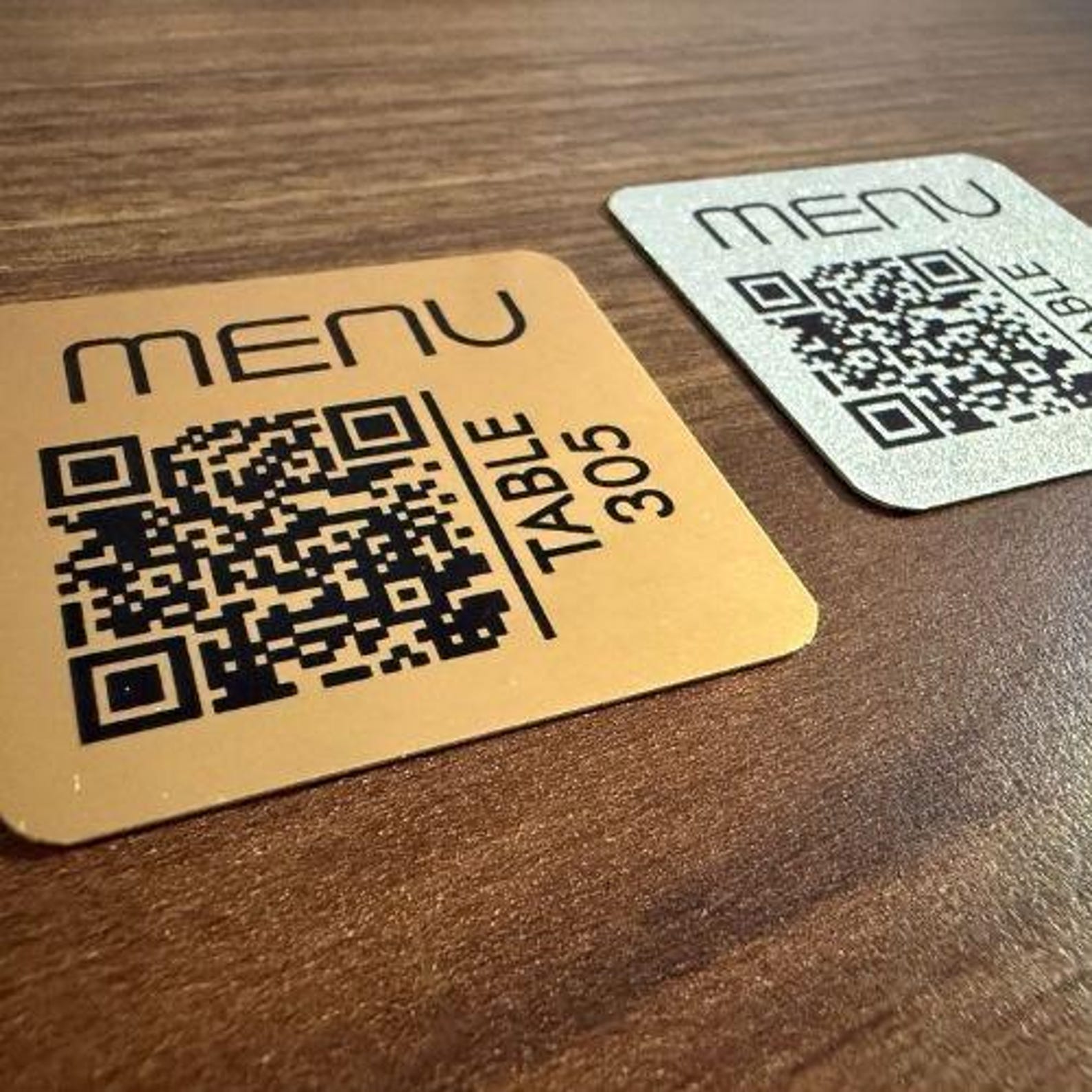 Scan to View Menu QR Code Sign - Customizable Digital Menu - Restaurant ...