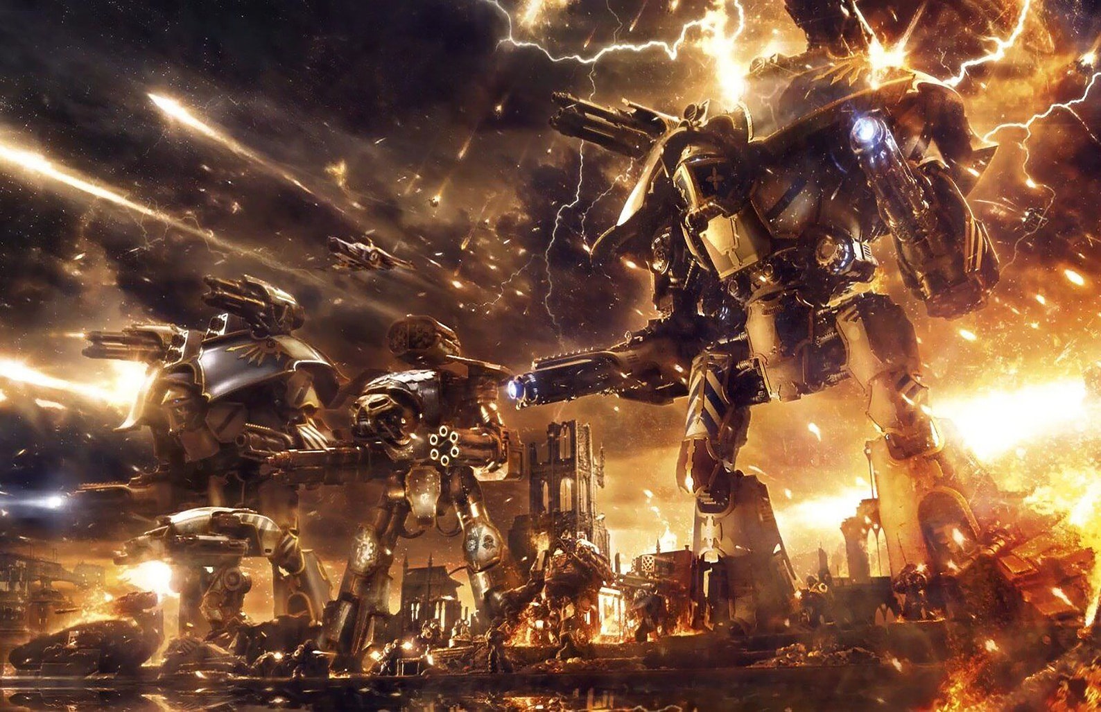 Warhammer 40k God War Machine Titan's Poster | Etsy