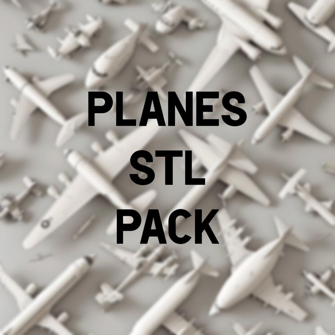 Collection of 3D Printable Airplane STL Files 33 Classic & Modern ...