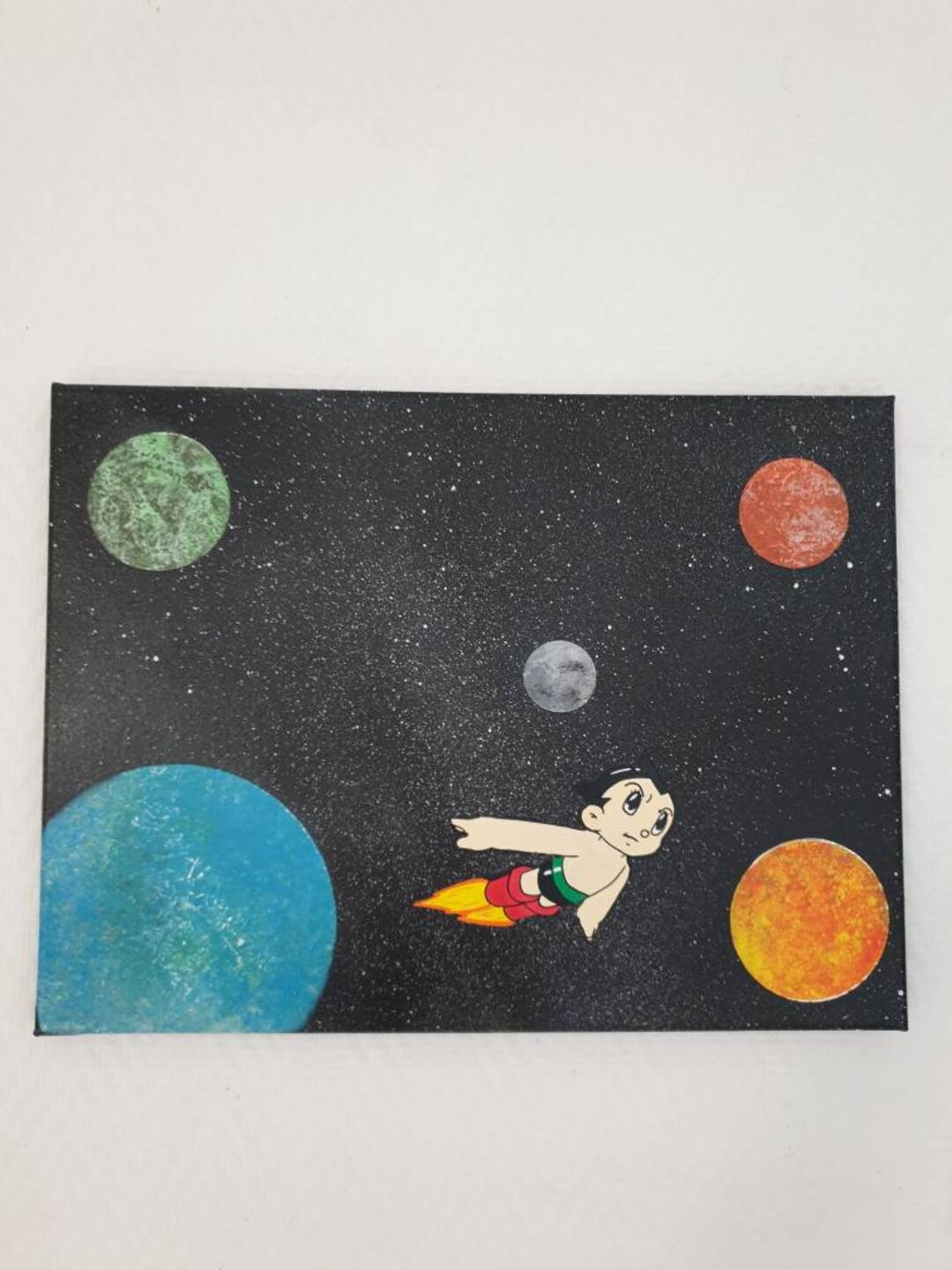 Painting on Canvas Stretched Astro Boy - Etsy