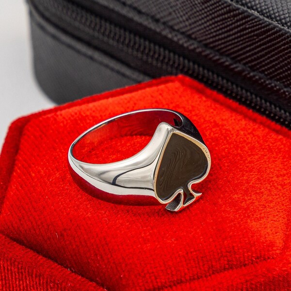 Ace of Spades Rings - Etsy