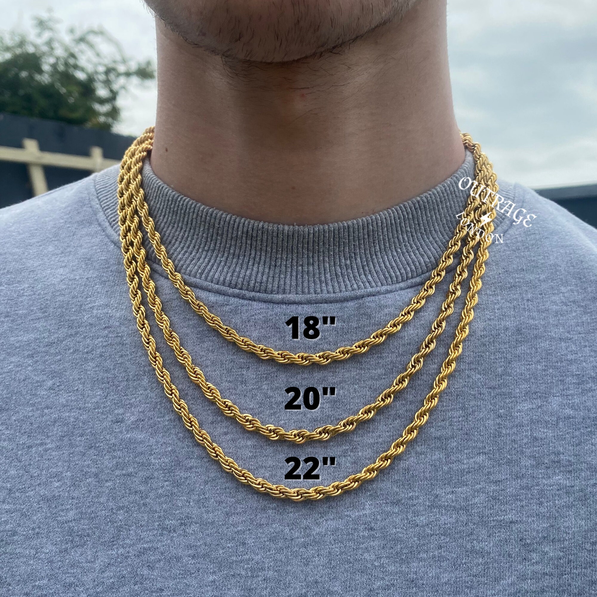  GOLD ROPE CHAIN NECKLACE ZOZOTOWN PayPay PayPay