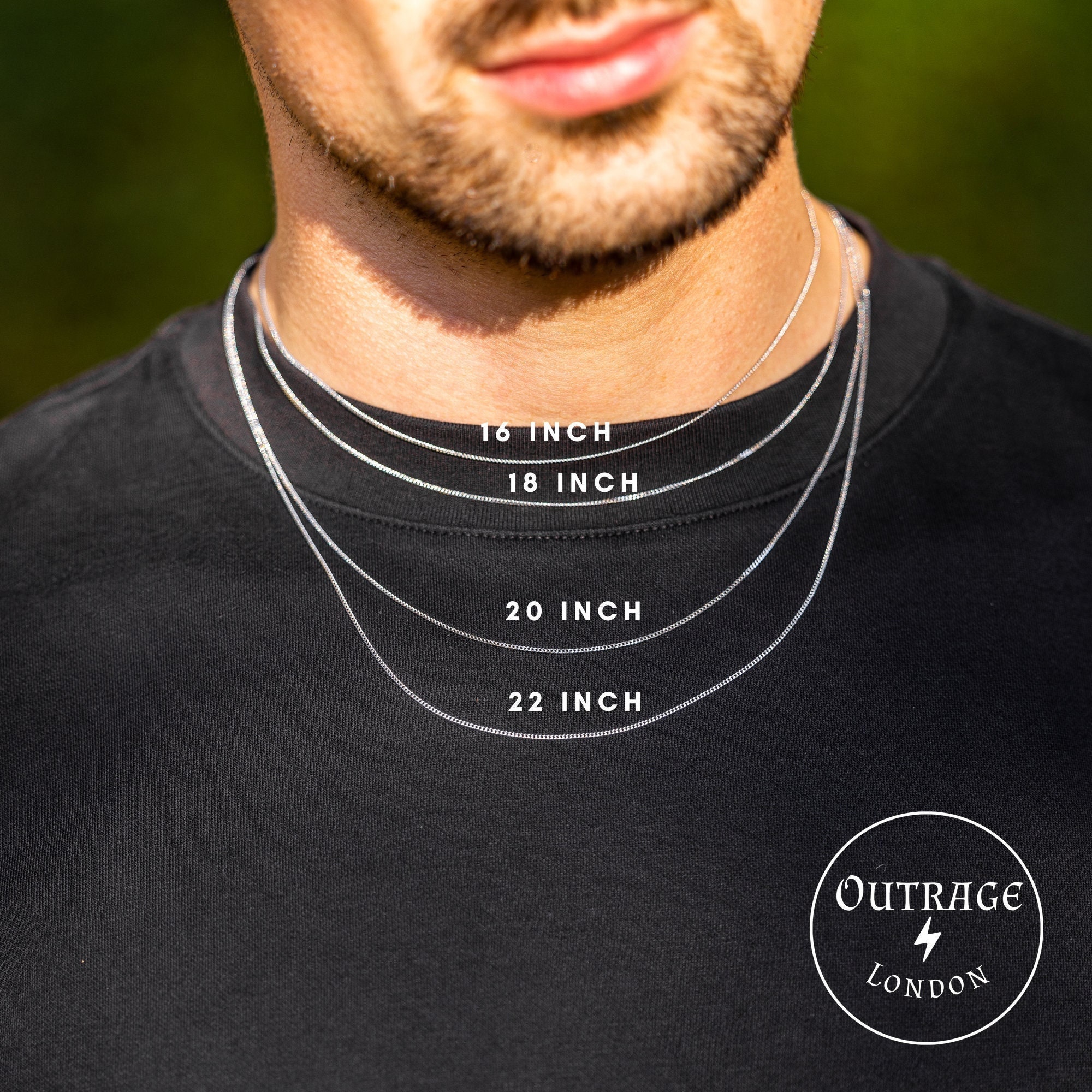 18 inch 3mm silver chain store