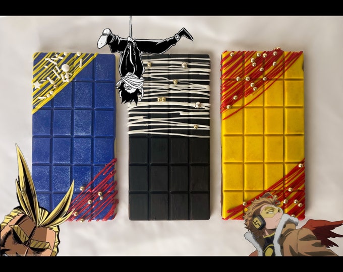 My Hero Academia Pro Hero Inspired Individual Chocolate Bars - Etsy