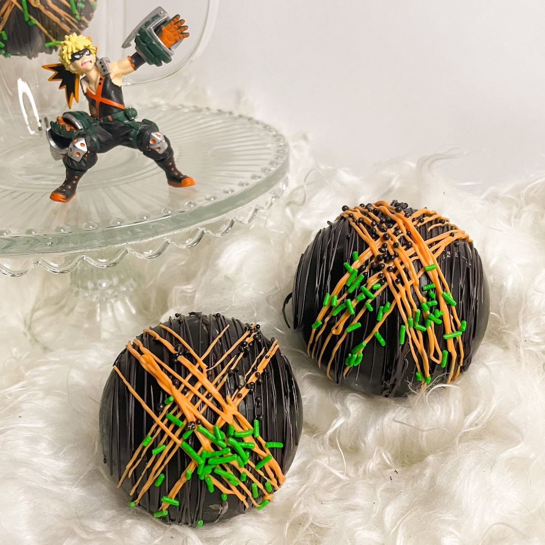 Bakugo Katsuki Dynamite Caramel Milk Chocolate Hot Cocoa Bombs - Etsy