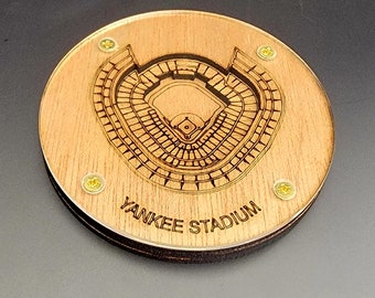 Wrigley Field Layered Coaster, Stadium Coaster, 3D Wood Coaster, Sports ...
