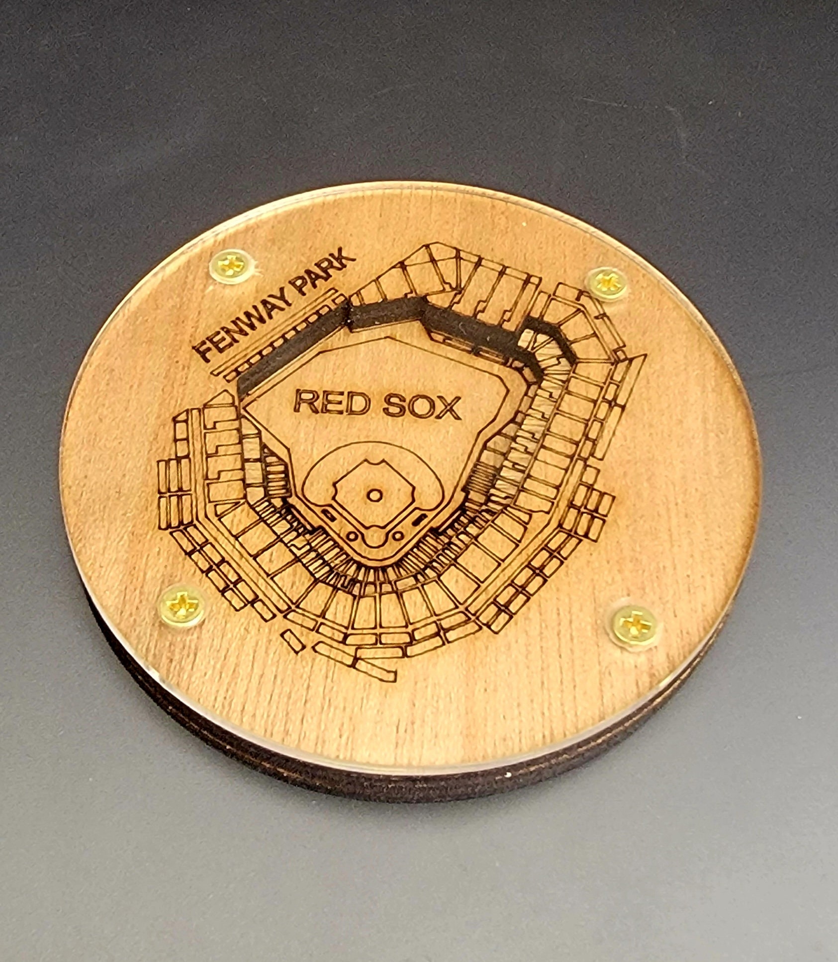Fenway Park Layered Coaster, Stadium Coaster, 3D Wood Coaster, Sports ...