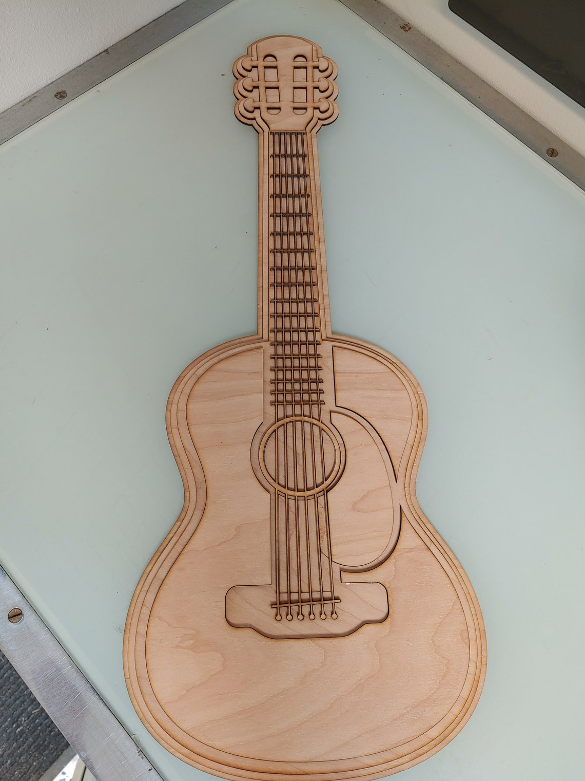 Digital File 3D Acoustic Guitar Laser Cut Art Piece - Etsy