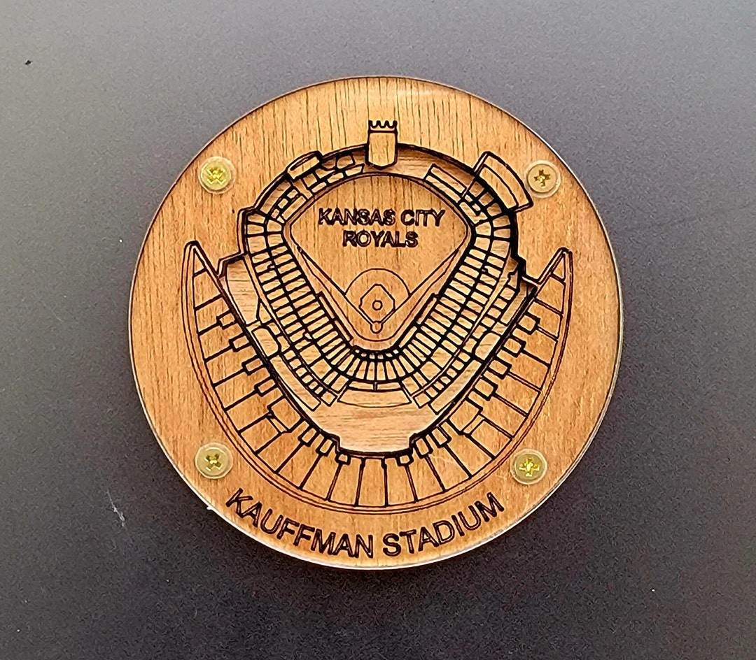 Kauffman Stadium Layered Coaster Stadium Coaster 3D Wood - Etsy