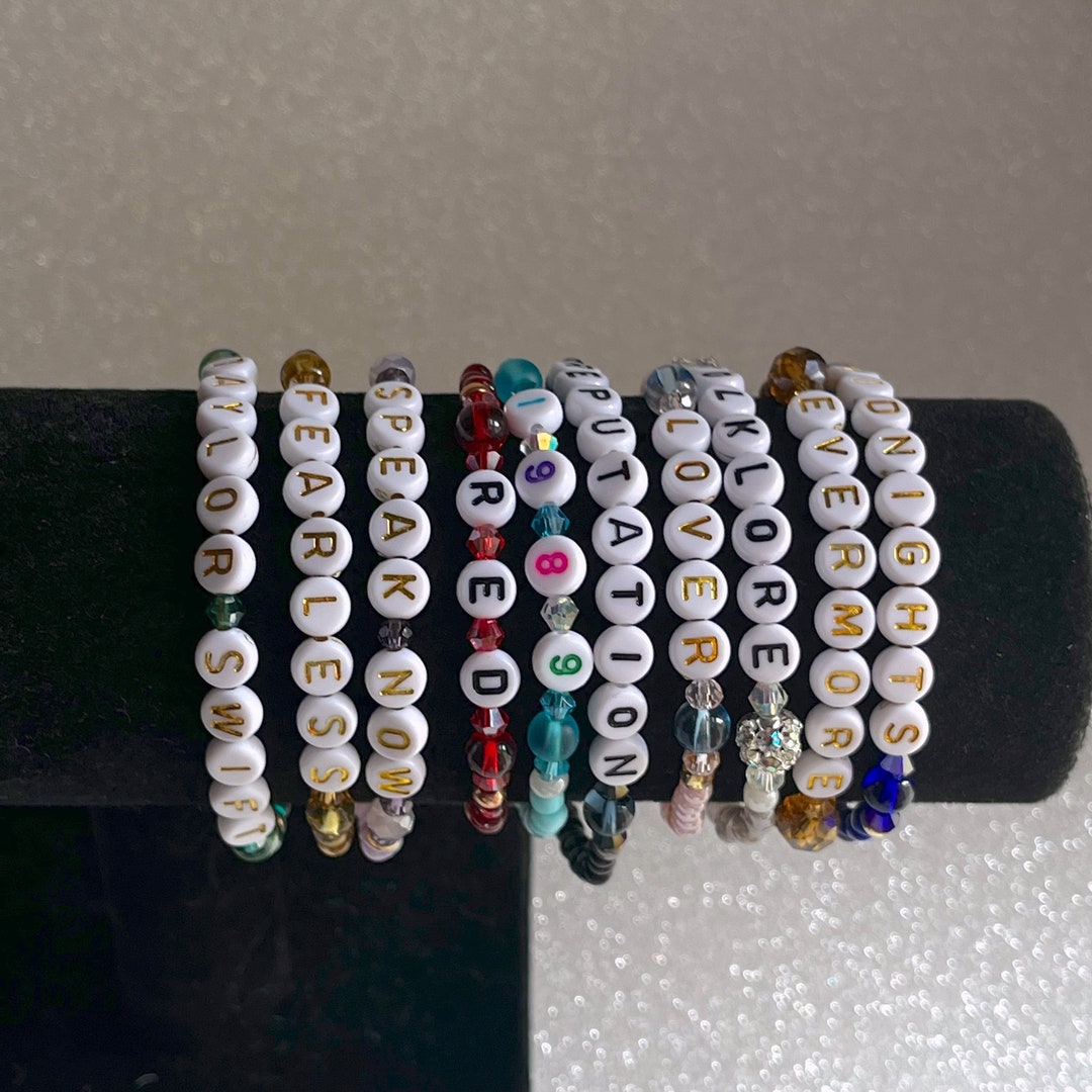 Taylor Swift the Eras Tour Inspired Beaded Friendship Bracelets ...