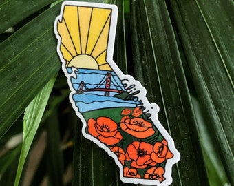 California Old English Vinyl Decal Sticker CA - Etsy