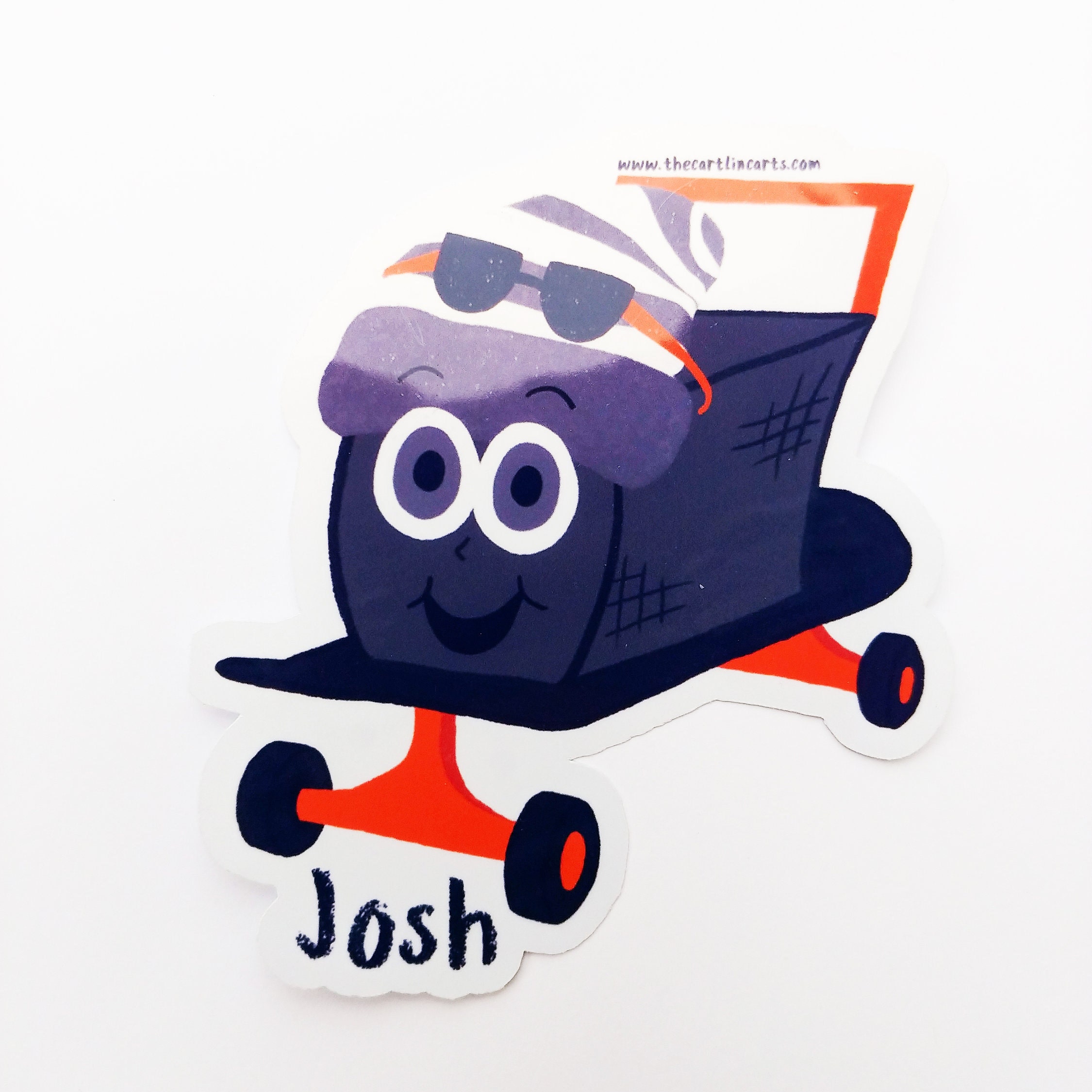 The Cartlin Carts Stickers - 3.5 Inch Die Cut Vinyl Waterproof - Etsy