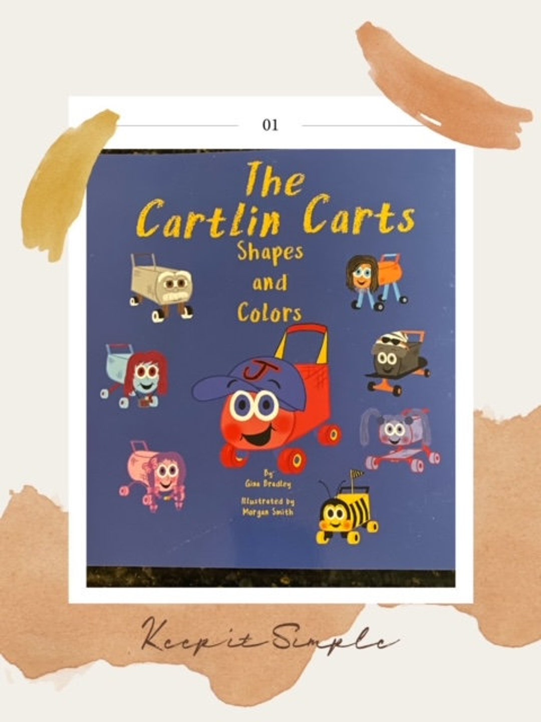The Cartlin Carts Shapes and Numbers - Etsy