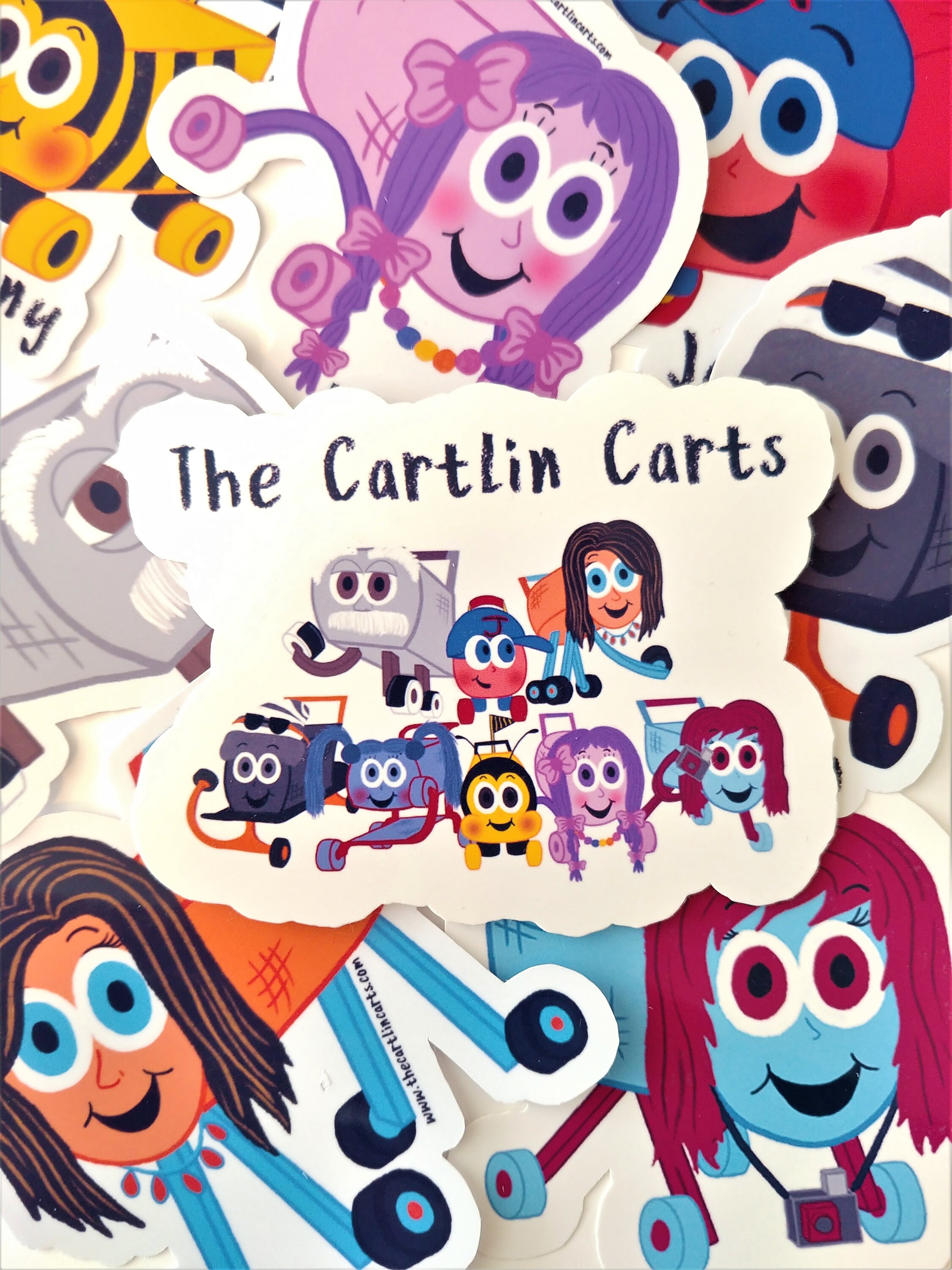 The Cartlin Carts Stickers - 3.5 Inch Die Cut Vinyl Waterproof - Etsy