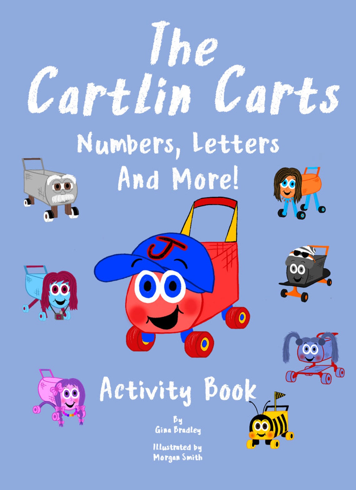 The Cartlin Carts Numbers, Letters and More! Activity Book - Etsy