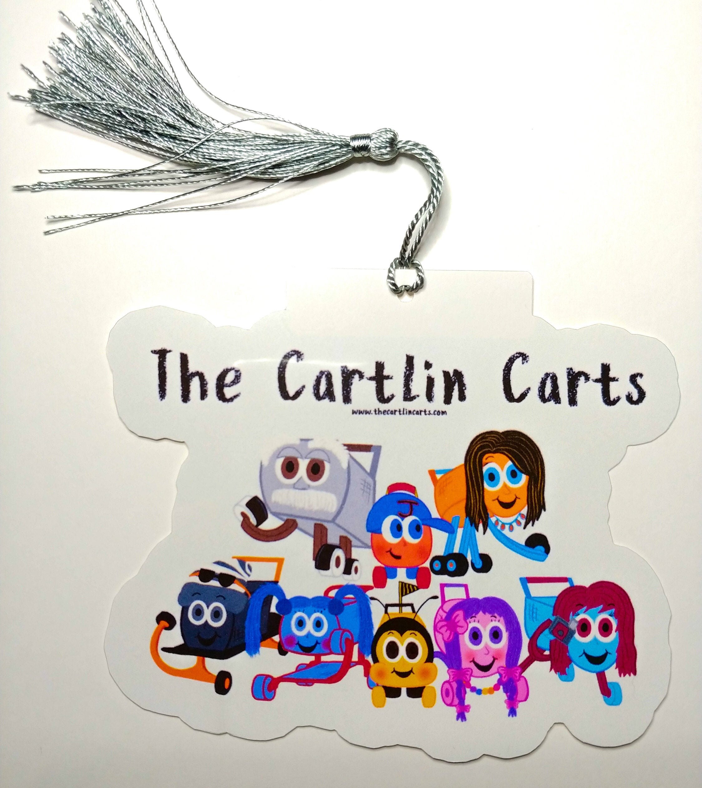 The Cartlin Carts Bookmarks - Etsy