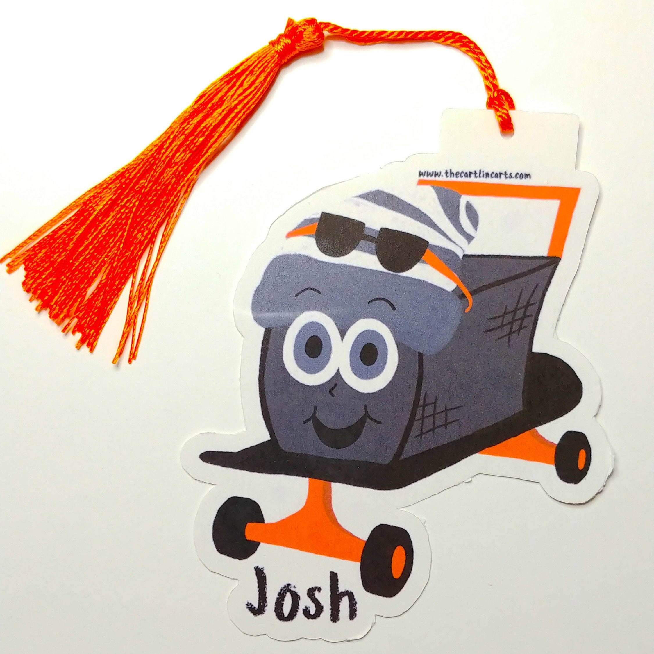 The Cartlin Carts Bookmarks - Etsy