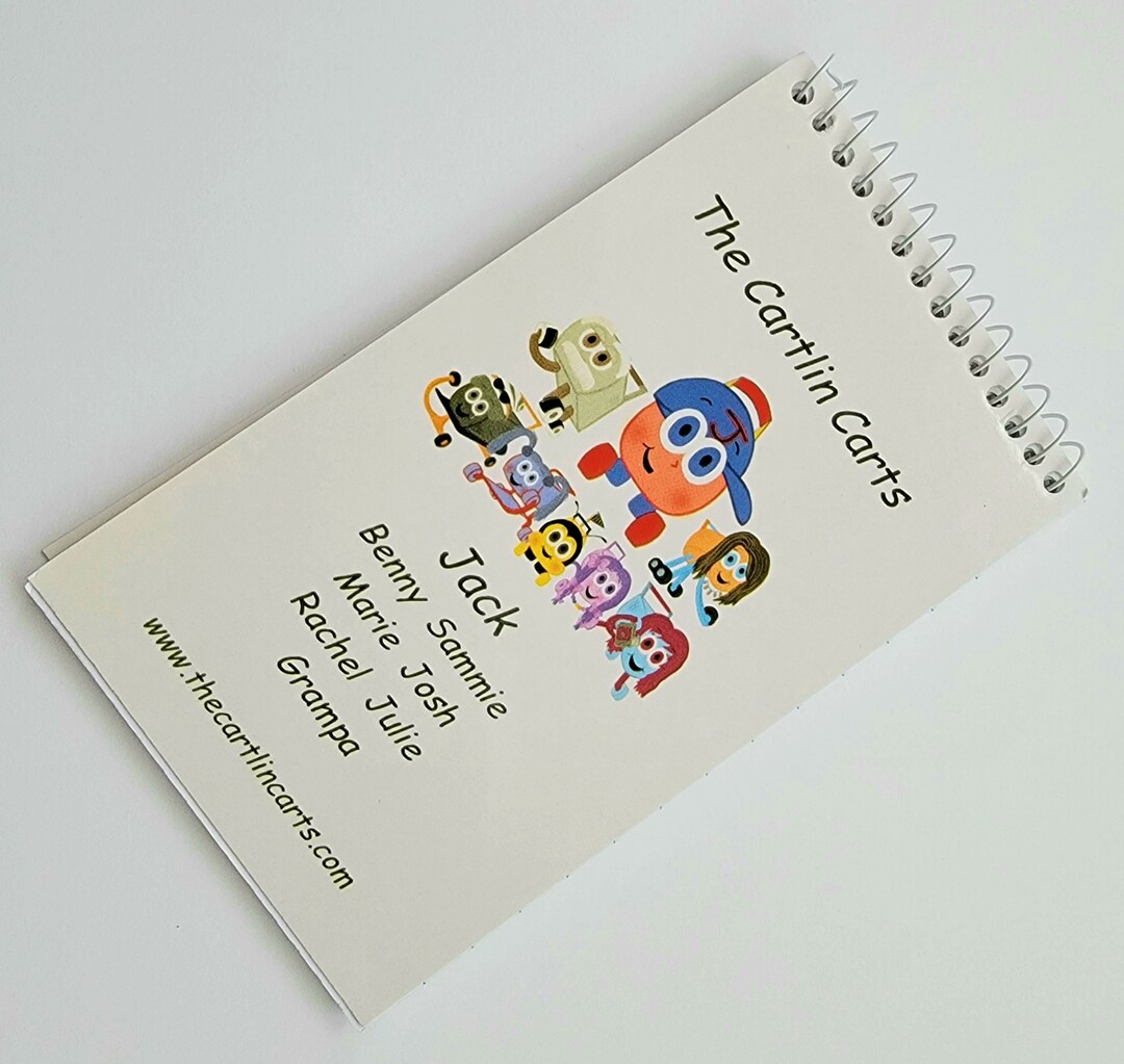 The Cartlin Carts Notebook - Etsy