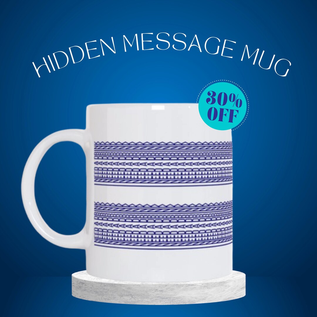 Hidden Message Mug - I Need a Drink Funny Coffee Mug - Subtle Rude Mug ...