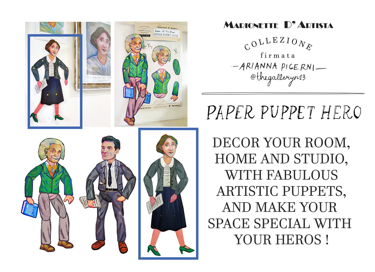 Paper Puppet Virginia - Etsy