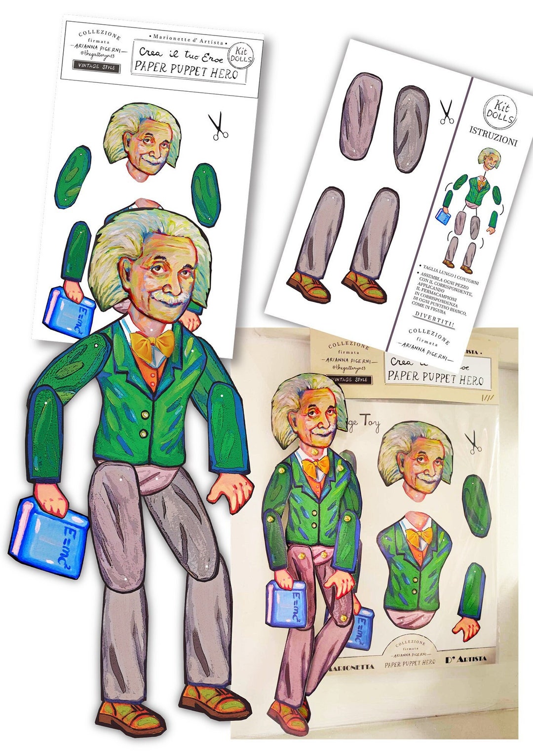 Paper Puppet Science - Etsy