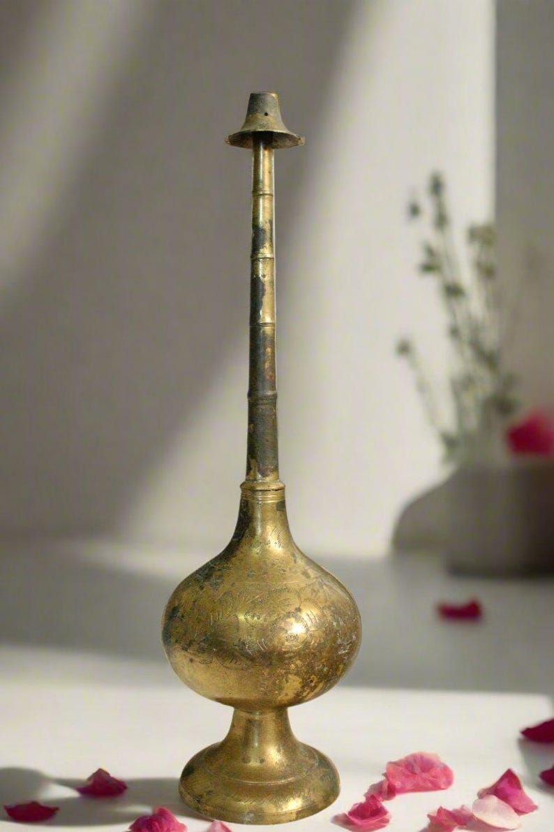 Vintage Brass Rose Water/ Holy Water Sprinkler - Etsy