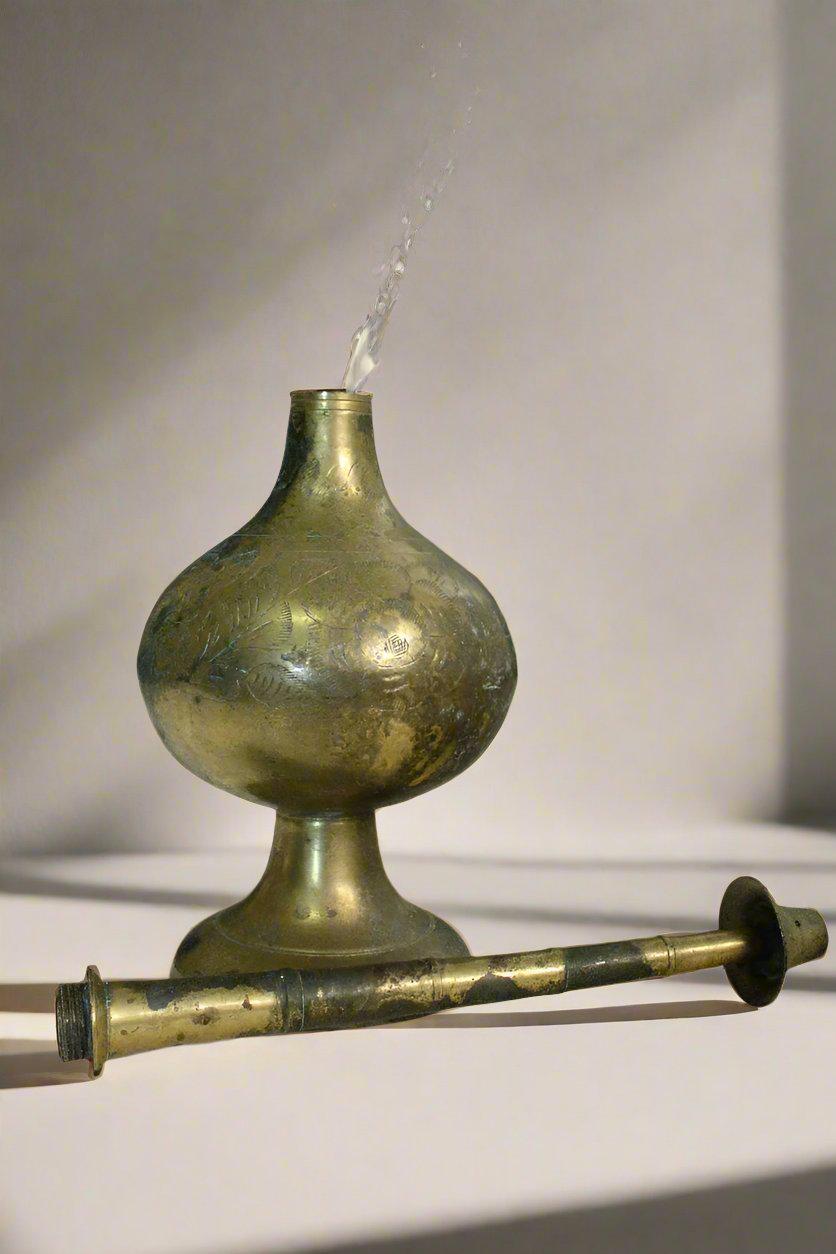 Vintage Brass Rose Water/ Holy Water Sprinkler - Etsy
