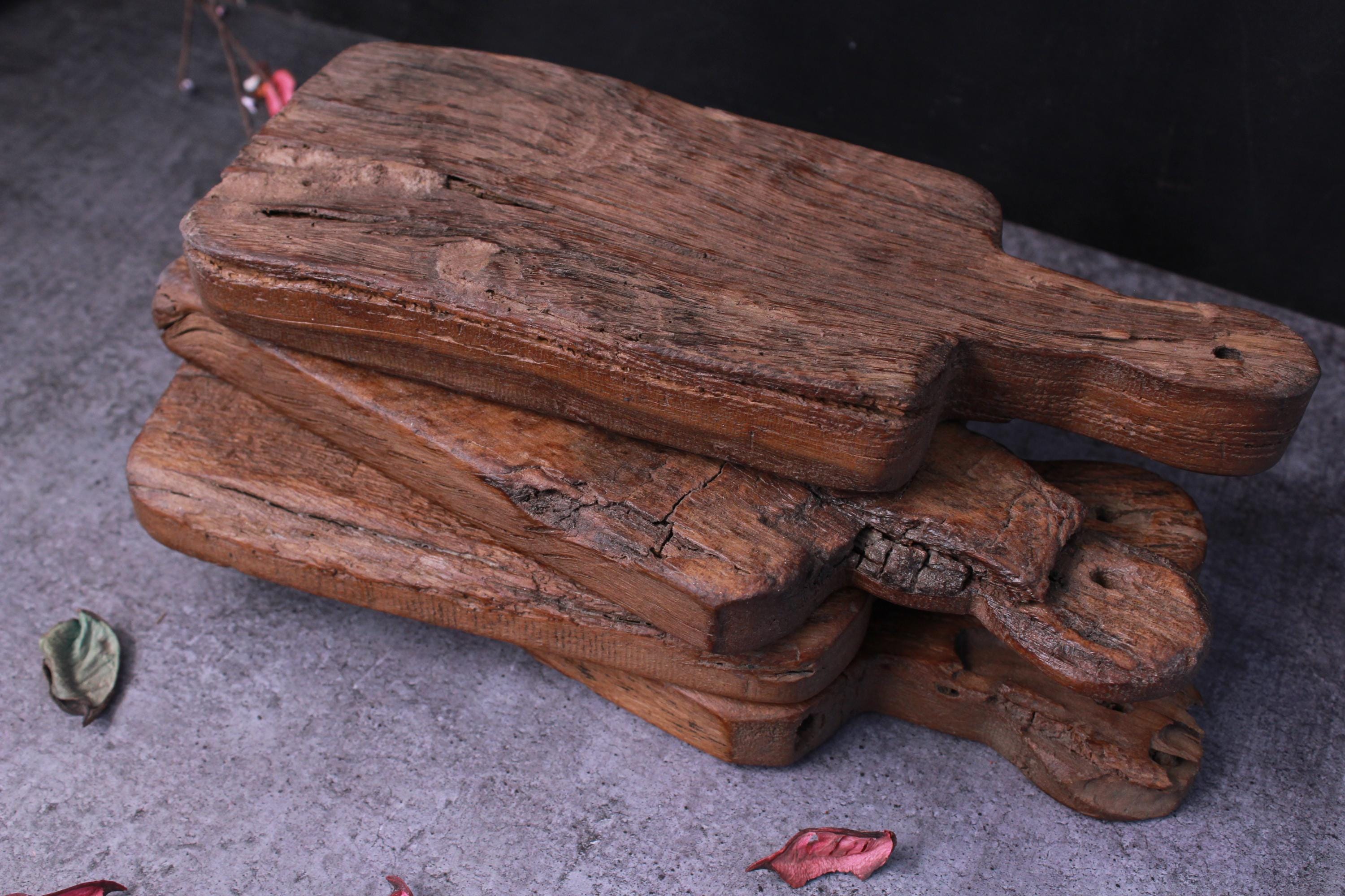 Hand-carved Rustic Wood Chopping Board: Farmhouse Kitchen Styling - Etsy