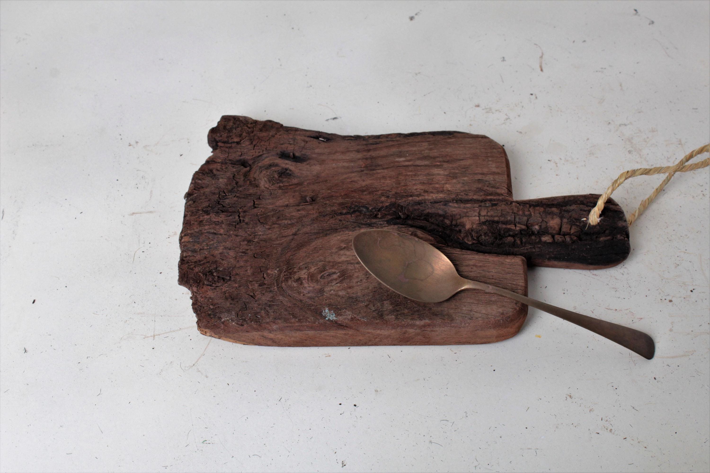 Hand-carved Rustic Wood Chopping Board: Farmhouse Kitchen Styling - Etsy