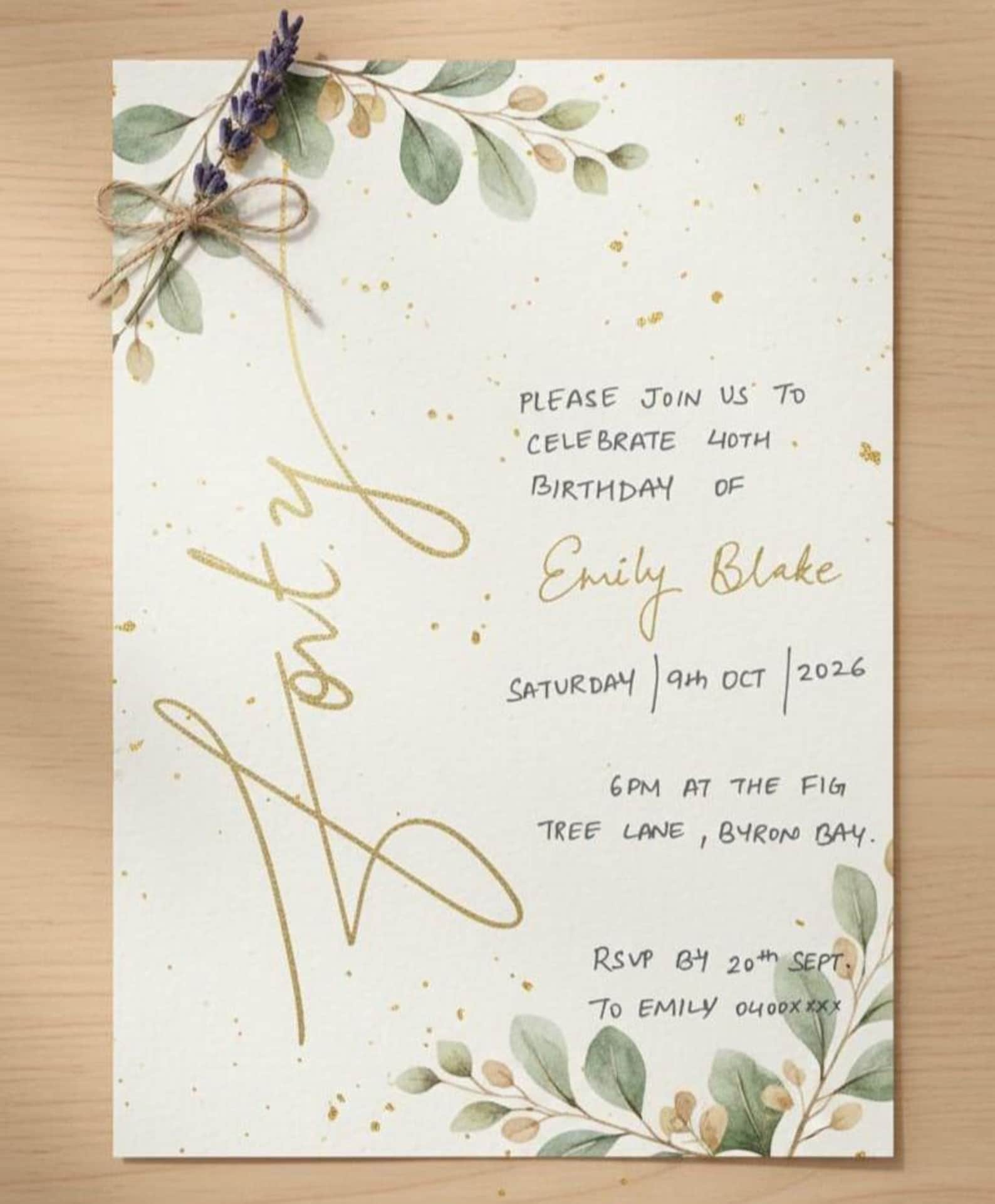 Handwritten Invitation Letter: Personalized Keepsake With Wax Seal - Etsy