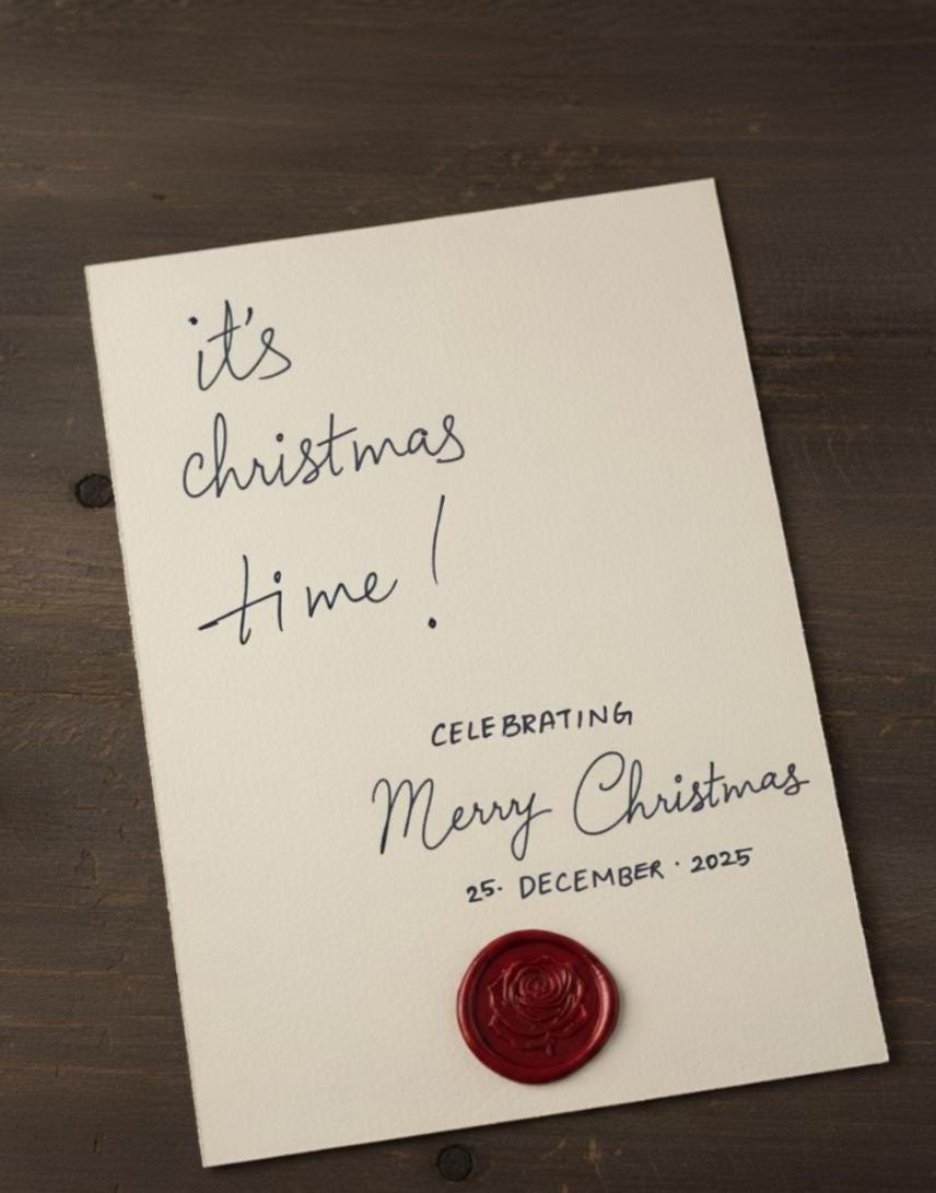 Handwritten Custom Santa Letter – Personalized Stationery Gift, Wax ...