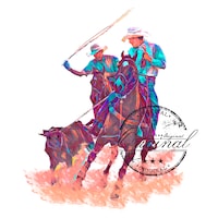 Team Roping - Etsy