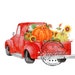 Car Fall Png, Car Svg, Car Watercolor Sublimation Digital Download, Car ...