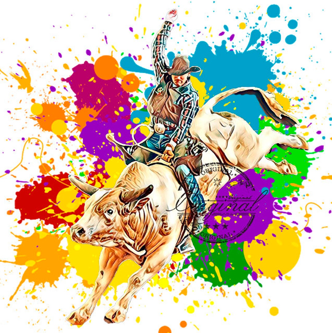 Rodeo Png, Rodeo Svg, Team Roper Svg Watercolor Sublimation Digital ...