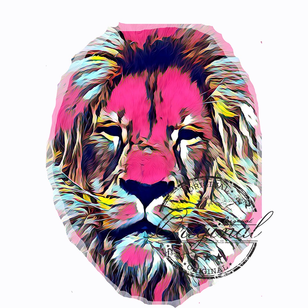 LION Png, LION Watercolor Sublimation Digital Download, LION ...