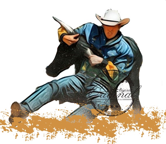 Team Roping SVG Team Roper Svg Watercolor Sublimation Digital | Etsy