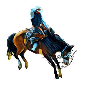 Team Roping SVG, Team Roper Svg Watercolor Sublimation Digital Download ...