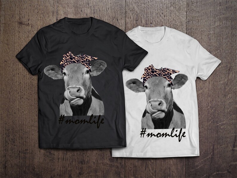 Cow Mom Life Png Cow Watercolor Sublimation Digital Download | Etsy