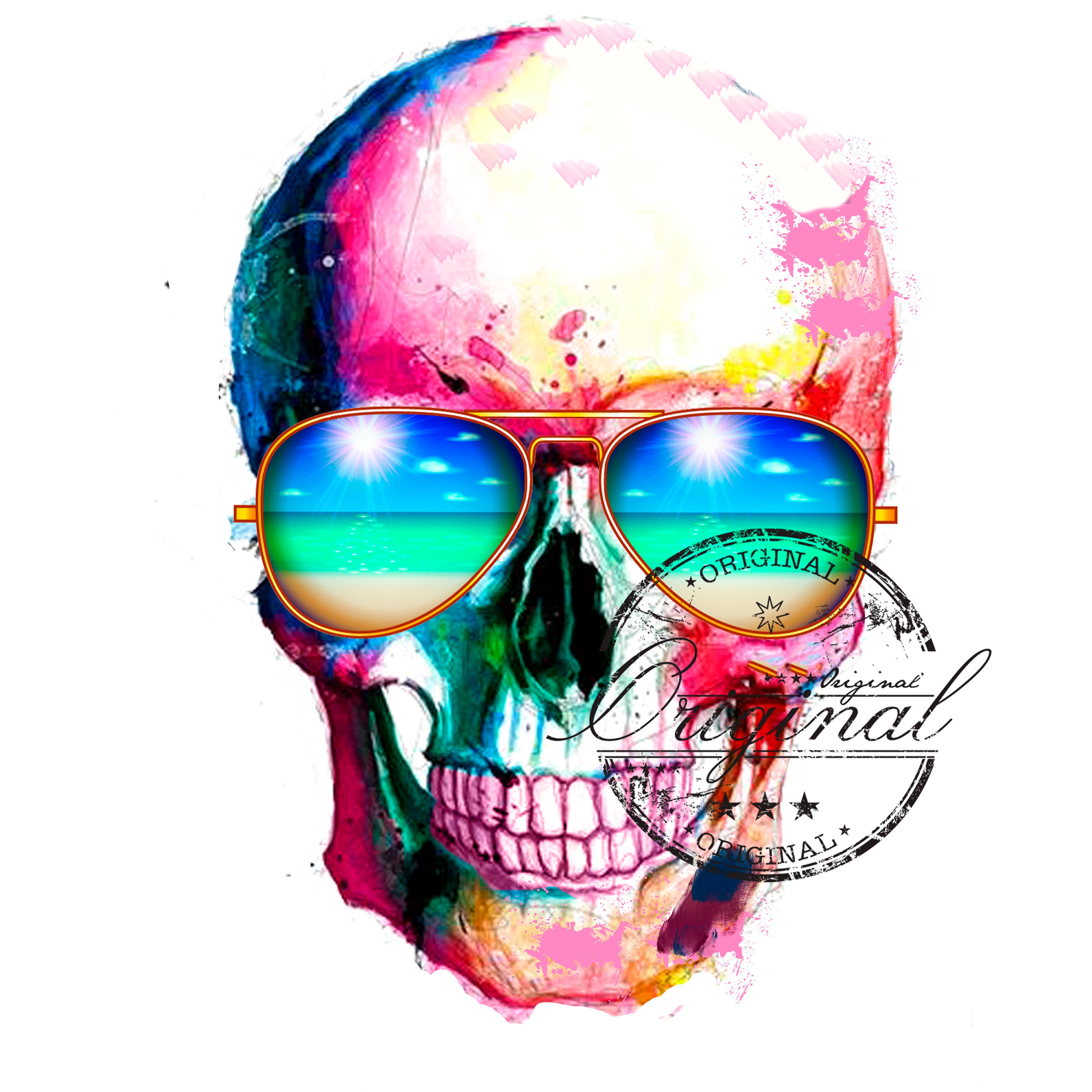 sublimation download, Skull png Halloween svg skull watercolor ...