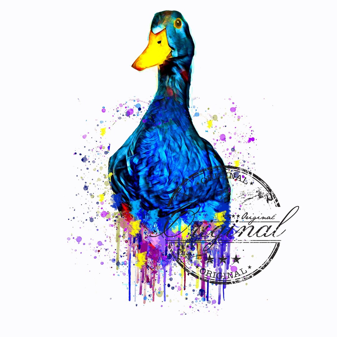 Duck Png, Duck Watercolor Sublimation Digital Download, Duck ...
