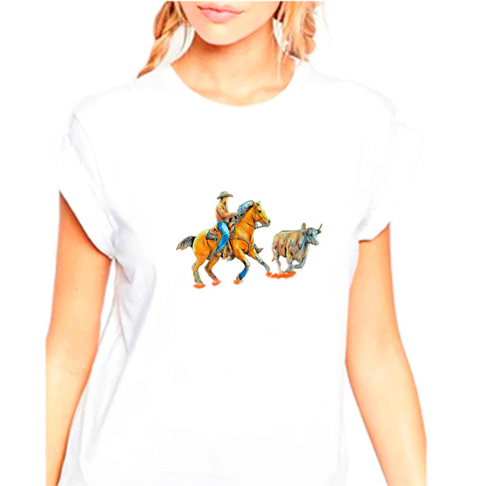 Watercolor Rodeo Horse SVG: Team Roper Design (digital Download) - Etsy