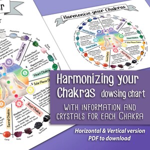 Healing Dowsing Chart - Chakra Balance - Chakra Harmonizing | Dowsing ...