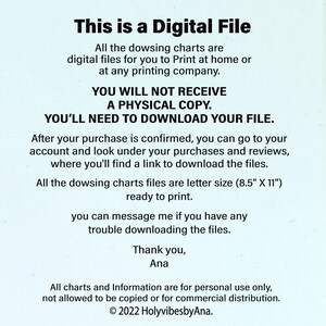 Incense and Burning Oils - Dowsing Chart - Digital File to Download - Etsy