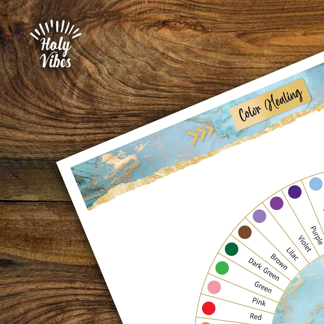 Color Healing Dowsing Chart - Spiritual Healing - Pendulum | Dowsing ...