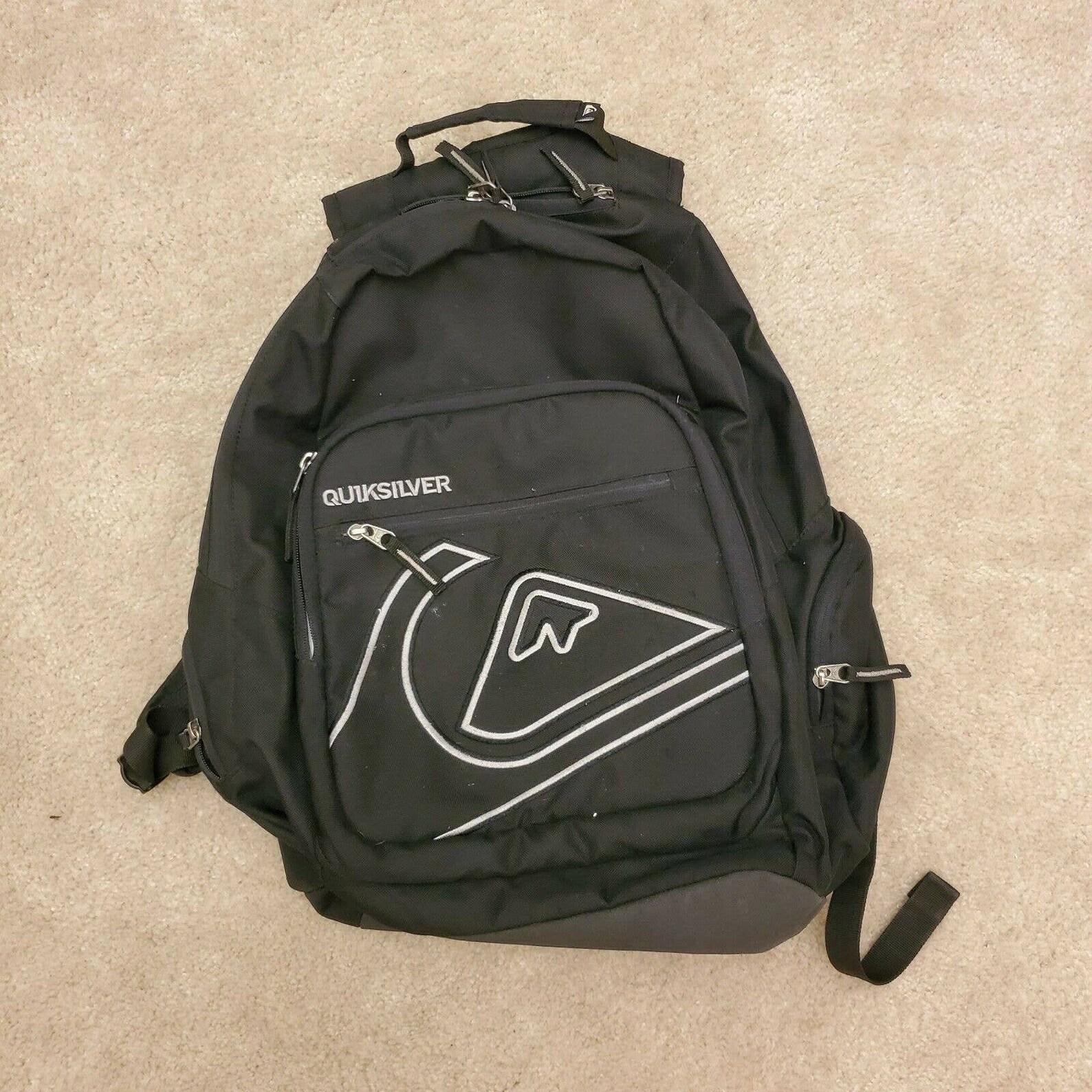 QuikSilver Backpack New Deal Color Black with Cooler Pocket | Etsy