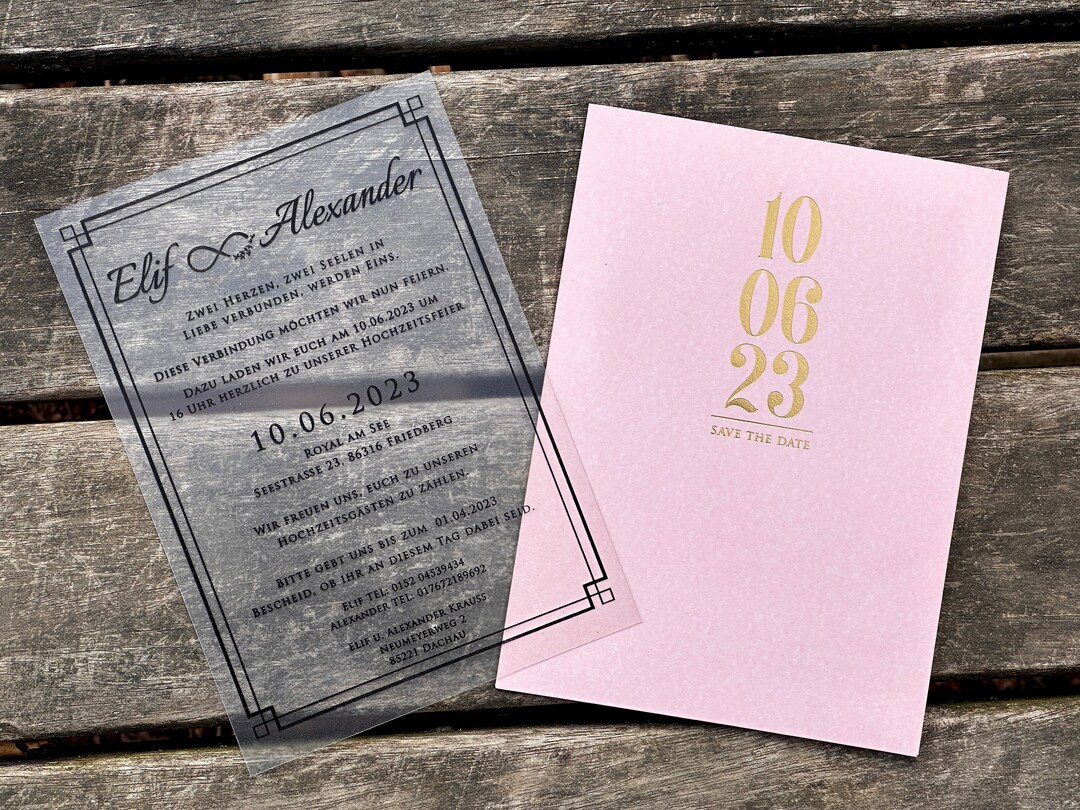 Wedding Invitation, Acrylic Invitations, Acrylic Pink Invitations ...