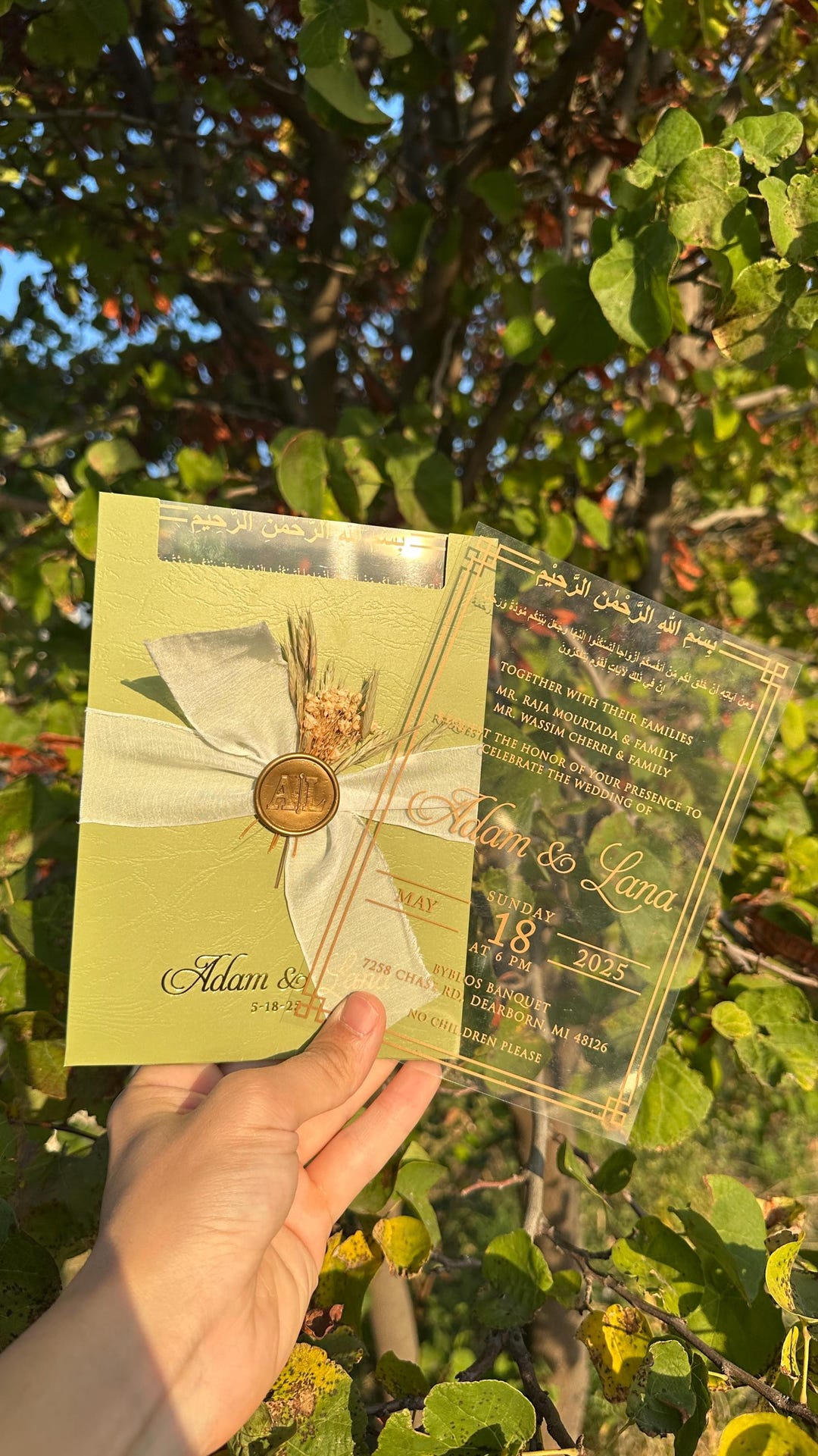 Personalized Acrylic Wedding Invitation: Custom Clear Invitations - Etsy