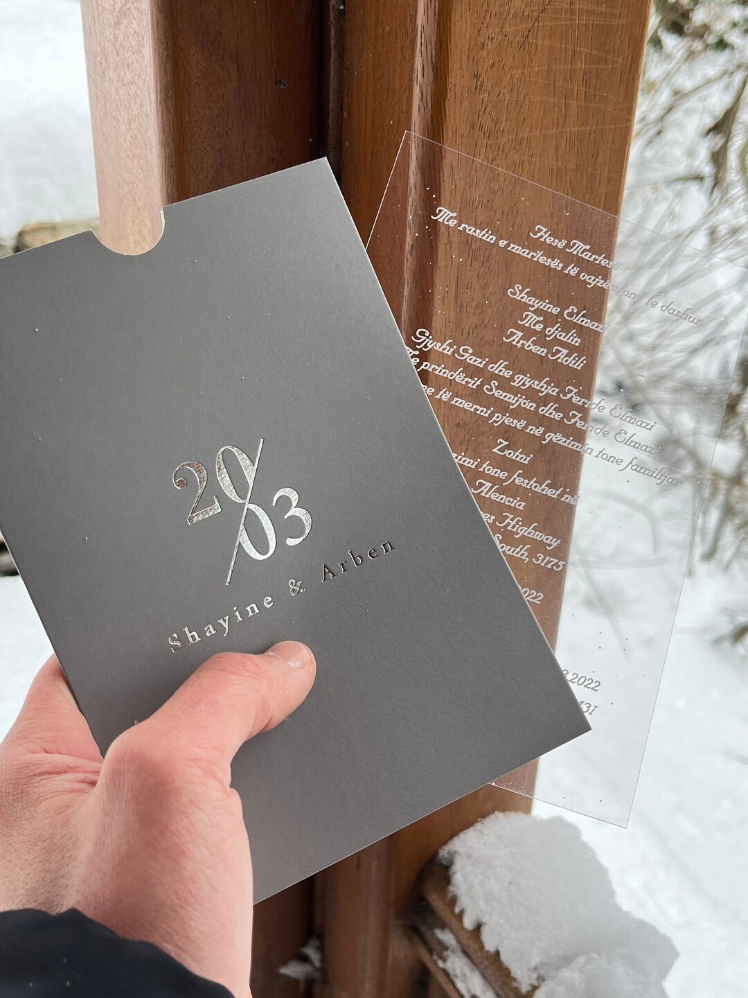 Acrylic Wedding Invitation, Personalized Clear Invitations, Sweet 16 ...