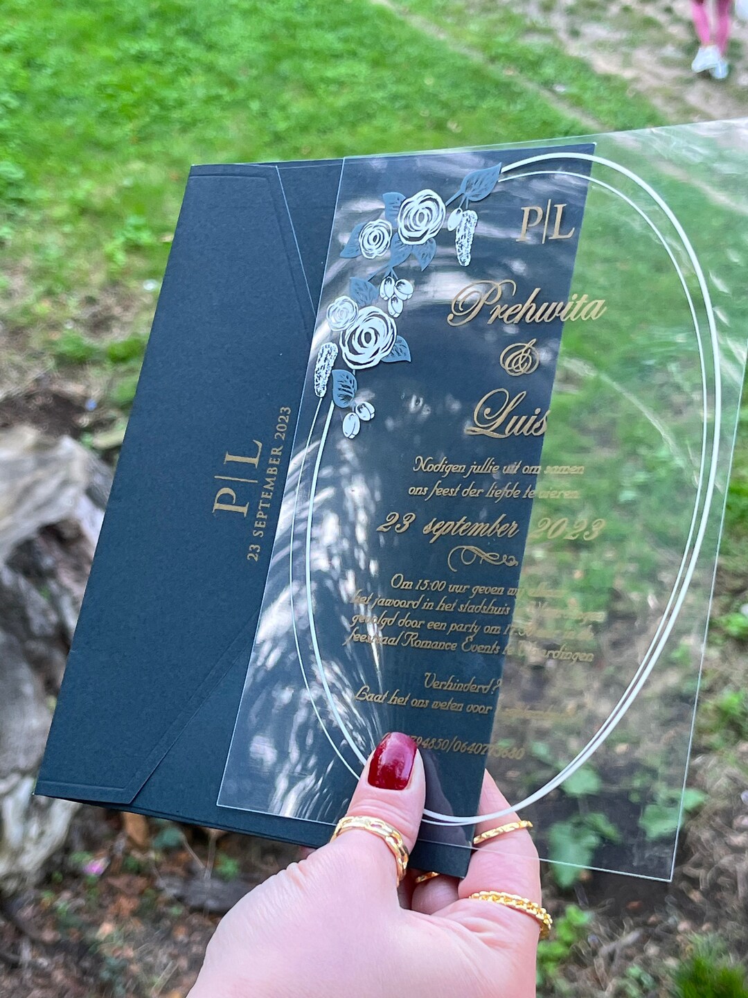 Acrylic Wedding Invitation, Personalized Clear Invitations, Sweet 16 ...